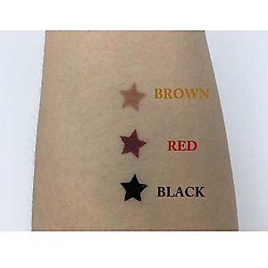 FUUNTATO Temporary Tattoos Kit, Permanent Tattoo Freehand Gel/Ink 80 PCS Free Stencils,DIY Tattoos, Full Kit 4 Bottles