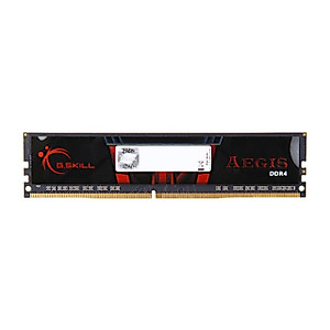 G.SKILL AEGIS Series DDR4 RAM 16GB (1x16GB) 2666MT/s CL19-19-19-43 1.20V Desktop Computer Memory UDIMM (F4-2666C19S-16GIS)
