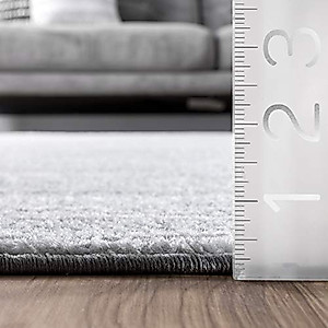 nuLOOM Lexie Ombre Runner Rug, 2' 6" x 6', Black