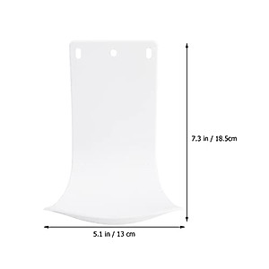 Operitacx 2pcs Plastic Water Tray Automatic Soap Dispenser Toilet Tank Tray Soap Dispenser Bracket Hand Dispenser Tray Dispenser Drip Spray Drip Tray Hand Use Handwashing Fluid Abs White