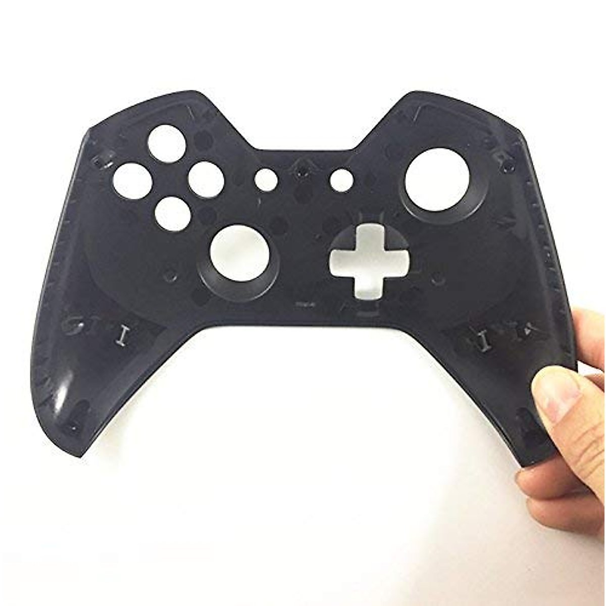 Replacement Front Housing Shell Case Cover for Xbox One Wireless Controller (Gray)