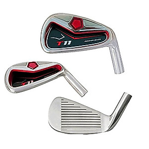 T11 Power Back Tall Iron Set 4-SW Custom Made Golf Clubs Right Hand Regular R Flex Steel Shafts Jumbo Golf Grips +2" Longer Men's Standard Irons