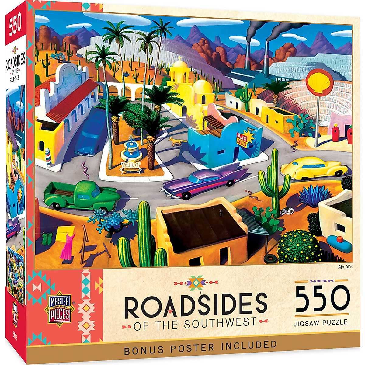 MasterPieces 550 Piece Jigsaw Puzzle for Adults and Family - The Land of AZ - 18"x24"
