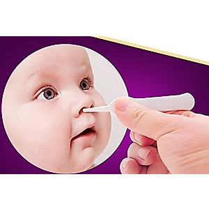 Baby Food Scissors Orange&White Set of 2, JUMUU Versatile Food Cutter for Babies Portable Food Shearer with a Cleaning Tweezers