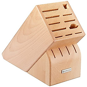 WÜSTHOF CLASSIC IKON Twelve Piece Knife Block Set | 12-Piece German Knife Set | Precision Forged High Carbon Stainless Steel Kitchen Knife Set with 15 Slot Wood Block – Model