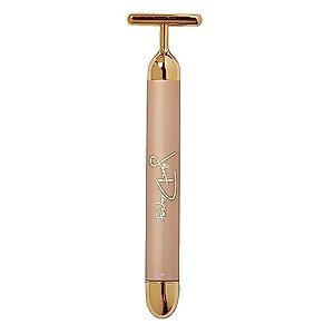 Jillian Dempsey Gold Bar | Original Premium 24K Gold Plated Facial Vibrating Bar with 6,000 Rotations Per Minute | Boost Blood Flow, Sculpt, Firm & Smooth Face | Made in Japan