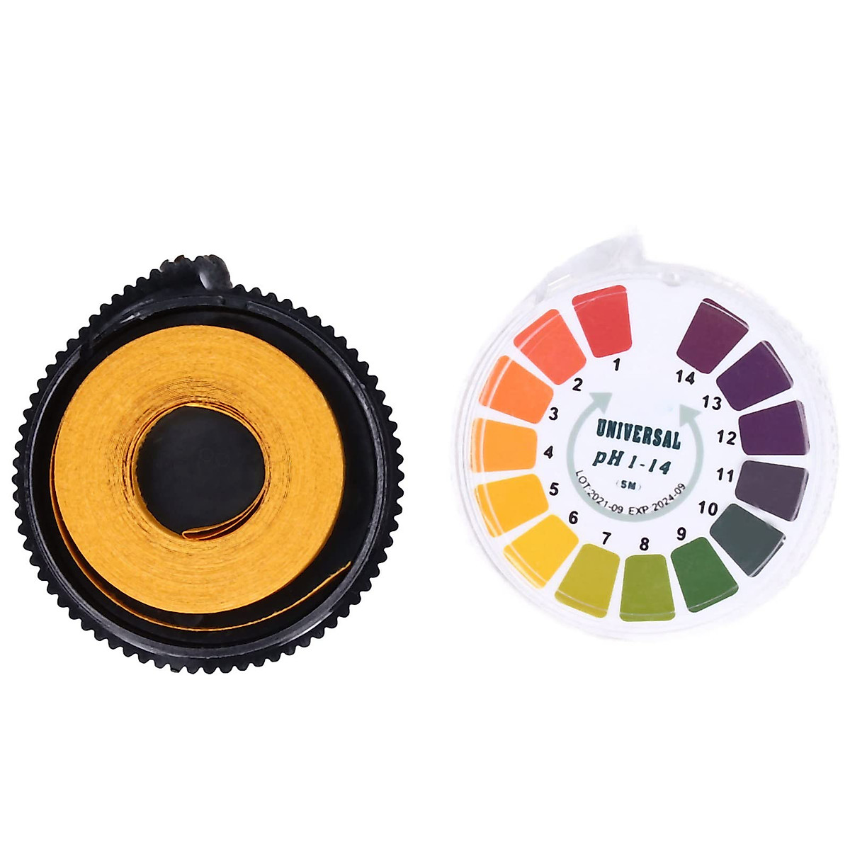 FTVOGUE Test Paper Strip Roll Professional Level Testing Paper for Cosmetics Food Water Full Range 0-14, Water Quality/Temperature and Humidity Meter