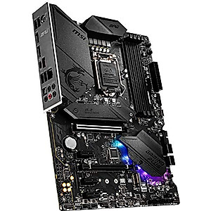 MSI MPG Z490 Gaming Plus Gaming Motherboard (ATX, 10th Gen Intel Core, LGA 1200 Socket, DDR4, CF, Dual M.2 Slots, USB 3.2 Gen 2, 2.5G LAN, DP/HDMI, Mystic Light RGB)