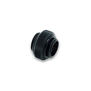 EK Water Blocks EK-AF Extender 6mm M-M G1/4 Black - Cooling Hardware Accessories (18.8mm, 18.8mm, 6mm)