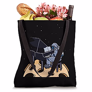 Piano Player Space Astronaut Moon Instrument Music Pianist Tote Bag