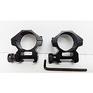 AIM SPORTS 3-9X40 P4 Sniper Scope with Flip-Up Lens and Rings