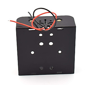 SDTC Tech 2-Pack 2 Slot D Cell Battery Holder 3V D Size Battery Case Box with Wire Leads