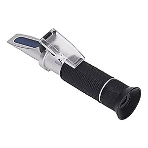 Deosdum 0‑32% Brix Meter Tester Refractometer Portable Handheld ATC Sugar Refractometer for Beverages