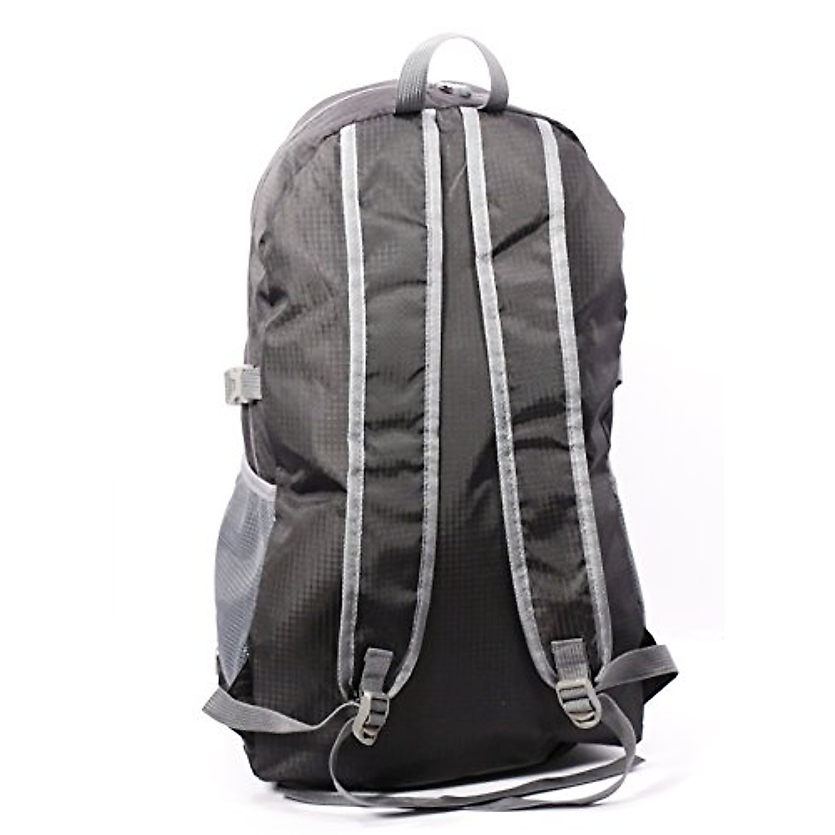 Alley-Pak lightweight travel hiking waterproof daypack 35L with reflector black backpack