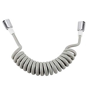 Shower Hose ABS Spring Flexible Shower Hose Water Plumbing Toilet Bidet Spray for Bathroom (Gray)