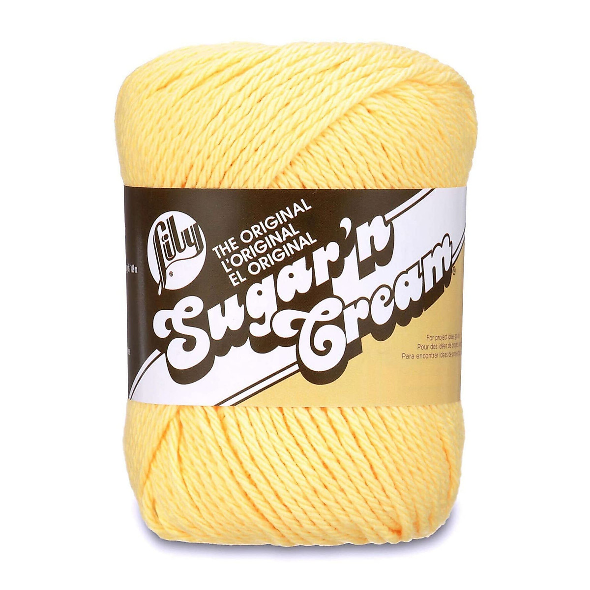 Lily Sugar 'n Cream Yarn - 100% Cotton - Assortment (Daffodil)