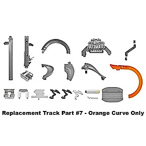 Replacement Parts for Hot Wheels City Ultimate Garage GJL14 - Die-Cast Cars Playset ~ Replacement Track Part #7 - Orange Curve