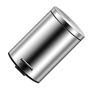Rubbish Bin 3L Pedal Garbage Small Waste Bin Use Sealed Lid to Lock in Odors