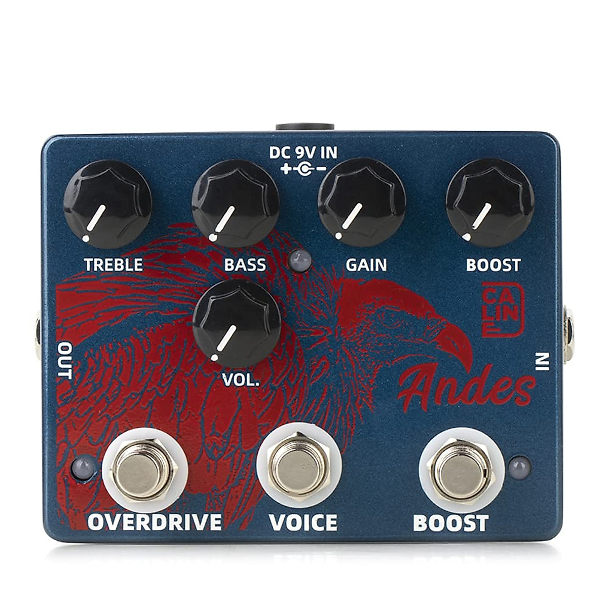 Caline DCP-11 Andes Boost Overdrive Effect Pedal Dual Guitar Pedal