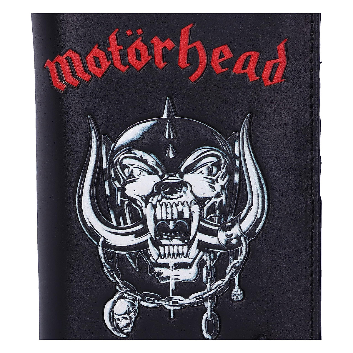 Nemesis Now Officially Licensed Motorhead Ace of Spades Warpig Snaggletooth Embossed Purse, Black, 18.5cm