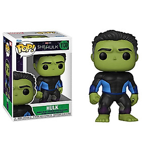 POP Marvel: [She Hulk] Attorney at Law - Smart Hulk Funko Vinyl Figure (Bundled with Compatible Box Protector Case), Multicolor, 3.75 inches