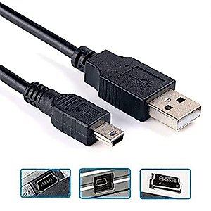 Camera IFC-400PCU IFC-200U IFC-500U Mini USB Data/File Transfer Cable Cord Wire for Canon PowerShot Rebel EOS DSLR Cameras and Vixia Camcorders (See Picture Before Buying)