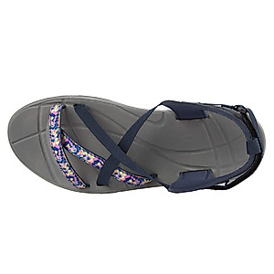 Northside Women's Open Toe, Navy/Multi, 9