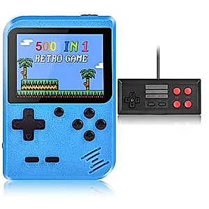 Handheld Game Console. Retro Mini Game Console.500 Non-Repeating Classic FC Games.3.0-inch Screen TV Connection.Adult and Children Game Consoles,Birthday Present