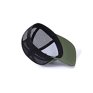 Custom Farm Hat Embroidered 112 Trucker Hat Western Farm Animal Rooster G Black for Men & Women Baseball Hat Polyester Snap