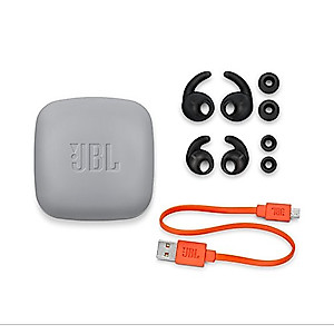 JBL Reflect Contour 2 Wireless Sport in-Ear Headphones with Three-Button Remote and Microphone - White