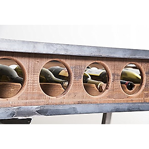 reclaimed winerack dining table