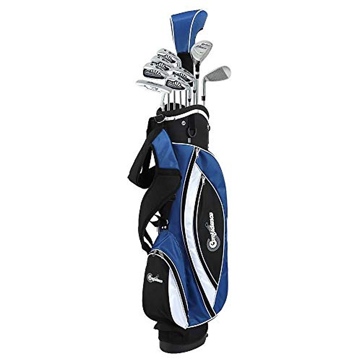 Confidence Golf Mens Power V3 Club Set and Stand Bag