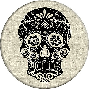 PopSockets: Collapsible Grip & Stand for Phones and Tablets - Sugarskull on Linen