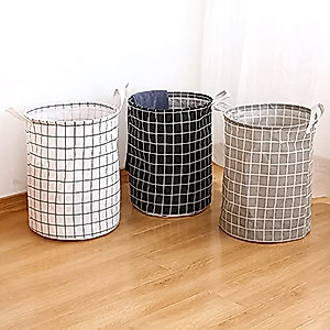 Large Storage Basket with Handle Collapsible Saving Space Laundry Basket Foldable Waterproof Basket for Home