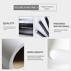 PWTXKAH Ballet Dancer Pictures Watercolor Ballet Canvas Wall Art