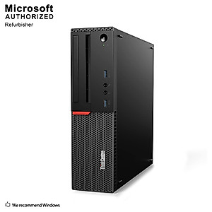 Lenovo ThinkCentre M900 Small Form Factor PC, Intel Quad Core i5-6500 up to 3.6GHz, 16G DDR4, 1T SSD, WiFi, BT 4.0, DVD, Windows 10 64-Multi-Language Support English/Spanish/French (Renewed)