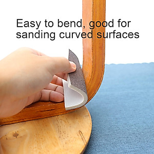 9 Pack Sanding Sponge, Tivnhuils Sanding Sponge Pads 120/220/2000 Grit, Sanding Block for Wood Metal Drywall, Coarse and Fine Sanding Sponge Set