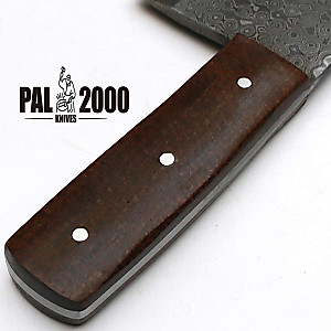 Custom Handmade - Carbon Steel - Cleaver Chopper Edc Knife - Serbian chef knife - Nikos Kitchen Butcher Knives - Knife With sheath - coolina kitchen - Handmade Meat Cleaver Knife 8666