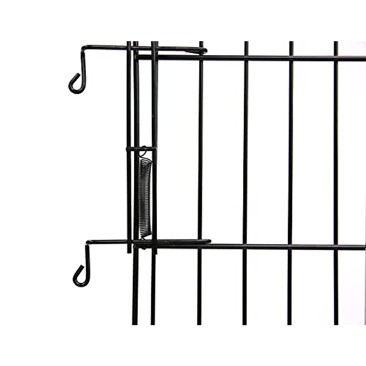 Homey PET INC Folding Wire Cat Ferret Collapsible Foldable Lockable Habitat Crate with Casters,Tray and Hammock, 36", Black