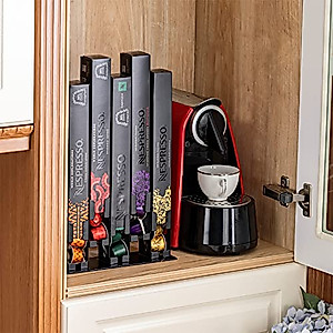ZCDCP Nespresso Original Pod Holder, Coffee Capsules Holder Organizer Stand Small 50 Pods Originalline