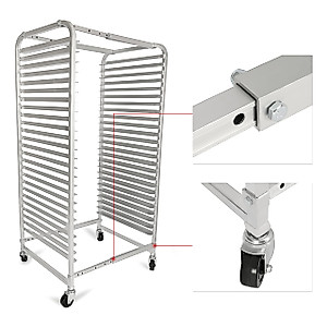 Kojem 6 Pcs 25-Tier Adjustable Screen Printing Rack Aluminum Drying Rack 25 Screen Capacity Paint Drying Rack