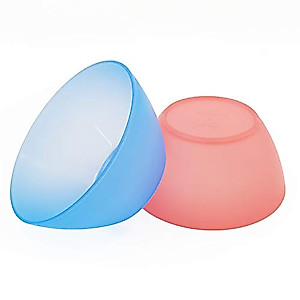 18-Piece Plastic Dinnerware Set, Unbreakable and Reusable Plastic Plates Plastic Bowls Plastic Tumblers, Multicolor