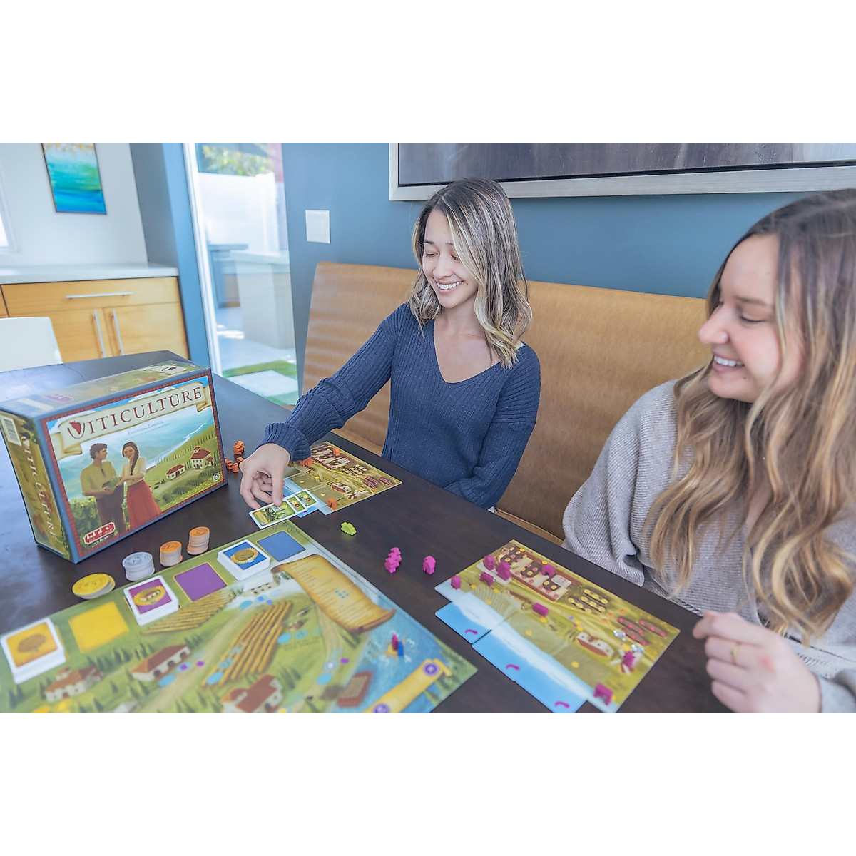 Stonemaier Games: Viticulture Essential Edition (Base Game) | Create The Most Prosperous Tuscan Vineyard | Wine Themed Strategy Board Game for Adults and Family | 1-6 Players, 90 Mins, Ages 14+