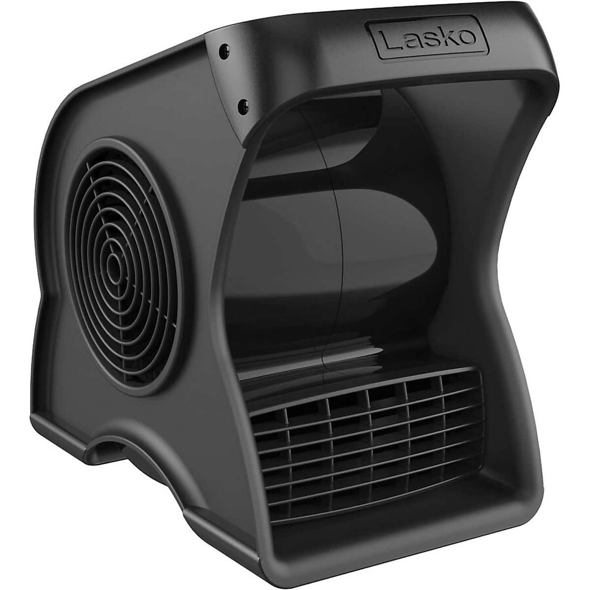 Lasko U12104 High Velocity Pro Pivoting Utility Fan for Cooling, Ventilating, Exhausting and Drying at Home, Job Site and Work Shop, Black 12104 12.2 x 9.6 x 12.3 inches