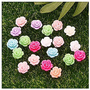 Tophappy 100pcs Miniature Fairy Garden Ornaments Kit Set, Ladybugs,Mushrooms, Flowers with Tools for DIY Fairy Garden Décor