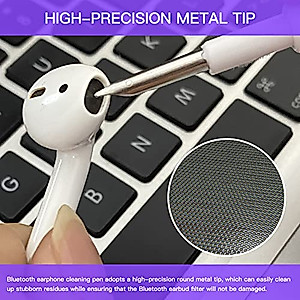 FranyyCo Bluetooth Earbuds Cleaning Pen, Multifunction Airpod Cleaner Kit for Wireless Earphones Bluetooth Headphones Charging Box Accessories, Computer, Camera and Mobile Phone.