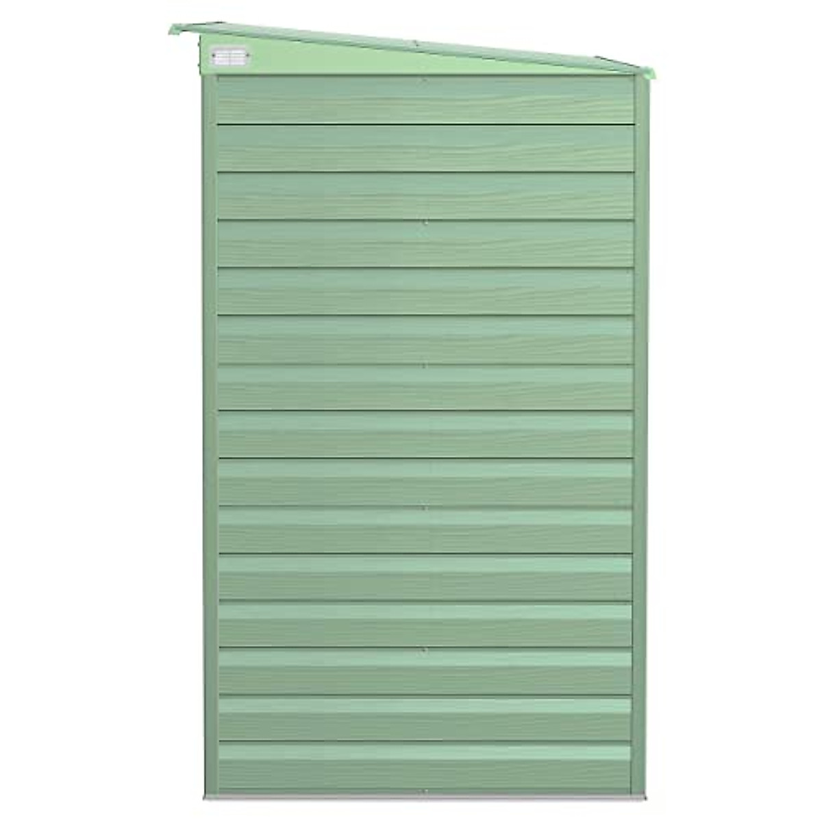 Arrow Select 8' x 4' Outdoor Lockable Steel Storage Shed Building, Sage Green