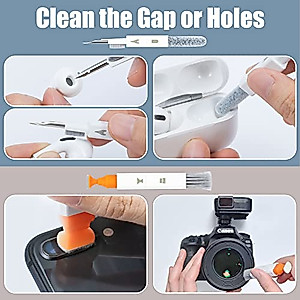 Laptop Computer Keyboard Screen Cleaner Kit, 10-in-1 Electronic Earbud Camera Lens Cleaning Brush Pen Tool for Airpod Pro Speaker Watch, Touchscreen Mist Spray for Phone Tablet MacBook PC iPad iPhone