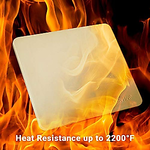 Onlyfire Pizza Stone for Oven BBQ and Grill, Thermal Shock Resistant, 14" x 16" Rectangular Large Bread Baking Stone, Heavy Duty Ceramic Baking Stone for Best Crispy Crust Pizza, Cookie and Cheese