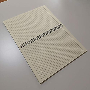 YUREE Spiral Notebook Lined, B5 Soft Cover Spiral Journal, 5 Notebooks Per Pack, 60 Sheets (120 Pages), 10.2" x 7.2", Brown